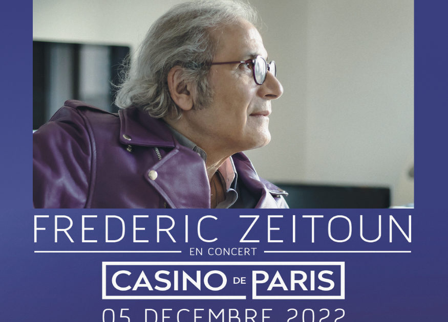 En concert avec Frédéric Zeitoun au Casino de Paris le 5 décembre 2022 ...